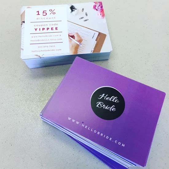 3x4, 3x5, or 3.5x5 Card Printing – Printkeg